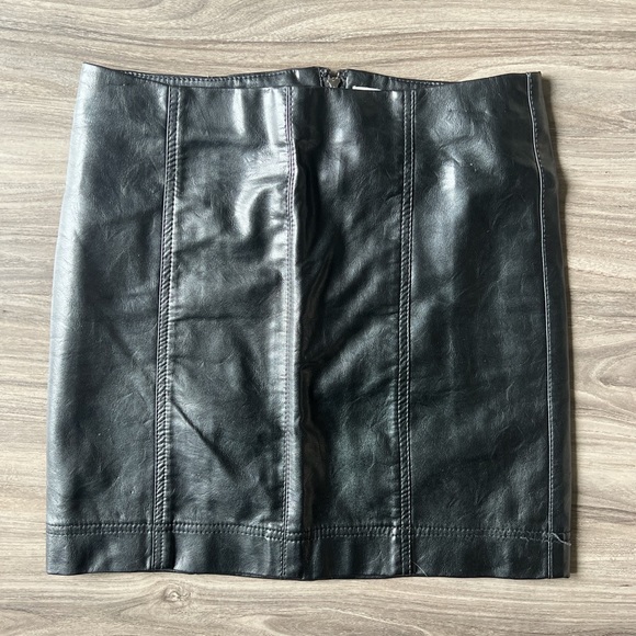 Jolt | Skirts | Jolt Black Pleather Skirt | Poshmark
